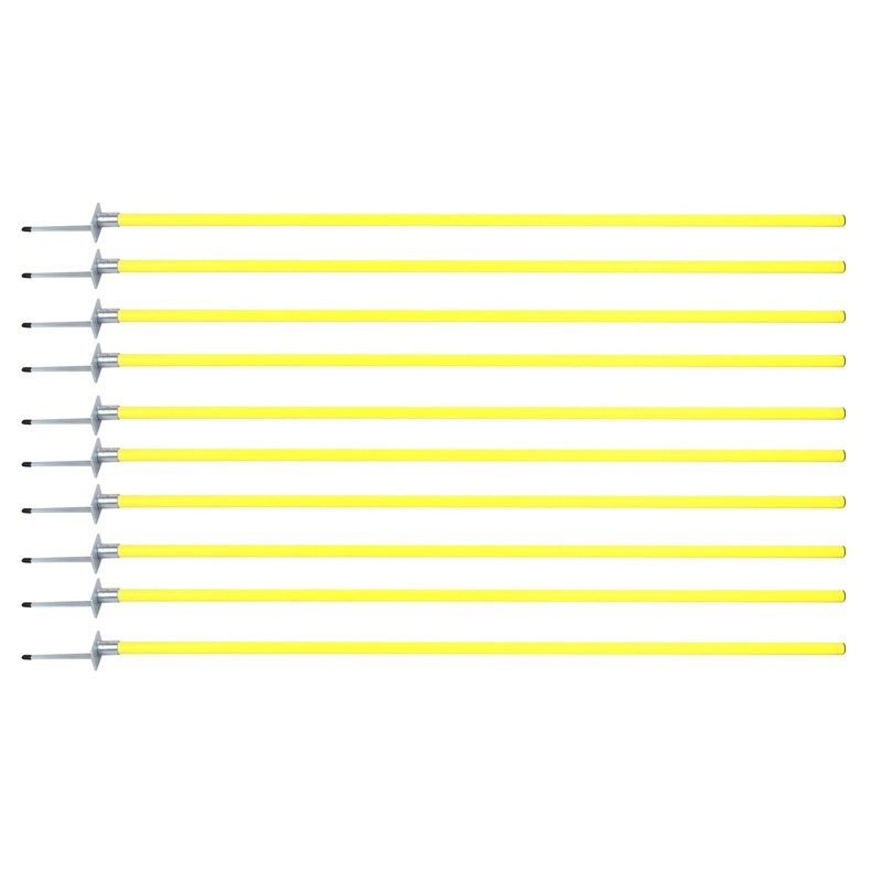 Buy Agility Slalom Training Poles Soccer Rugby Set - MyDeal Australia