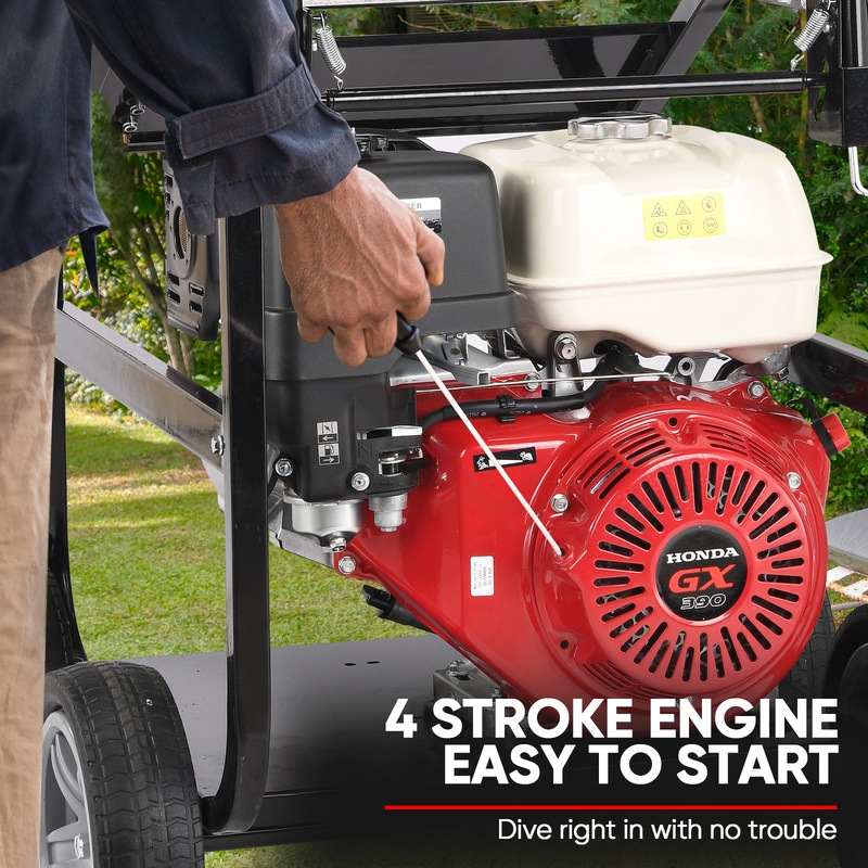 Honda Powered GX390 Petrol High Pressure Washer Cleaner 4200PSI AR Italy Pump
