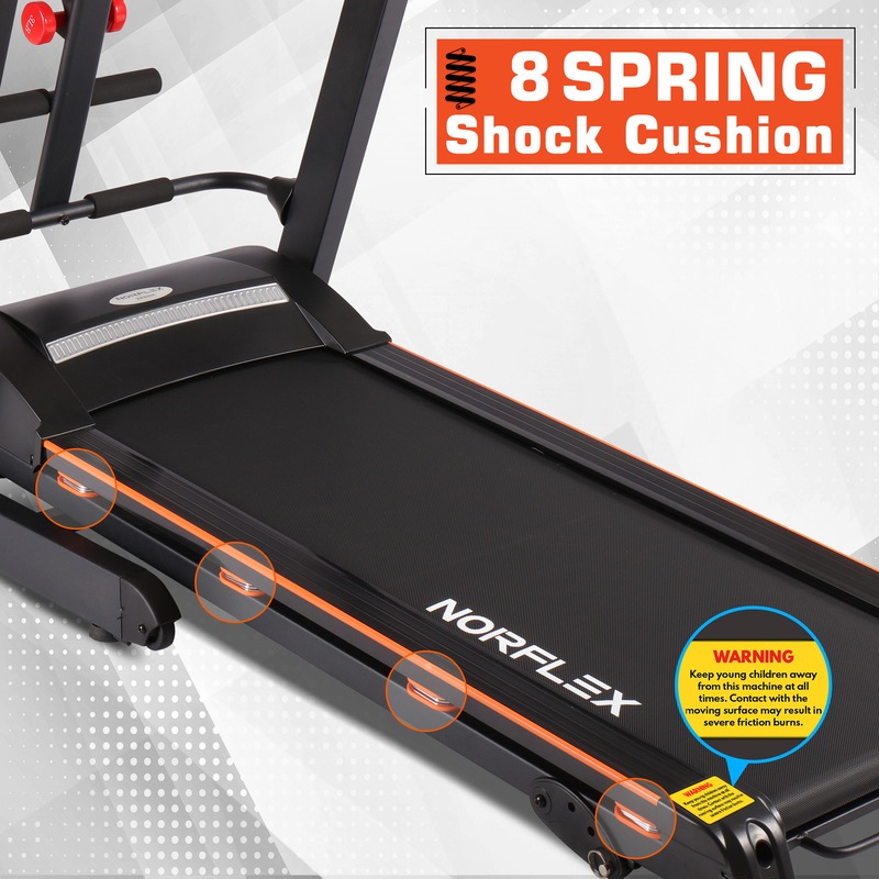 Buy NORFLEX Electric Treadmill Incline Home Gym Exercise Machine ...