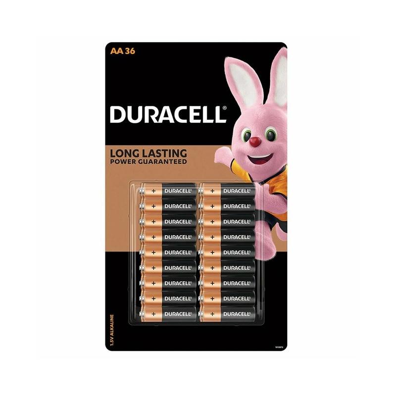 Buy Duracell duralock Alkaline Batteries AA 2x 36 pack - MyDeal