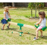 Buy Rocka Rotating Rounded Timber See Saw Teeterboard - MyDeal