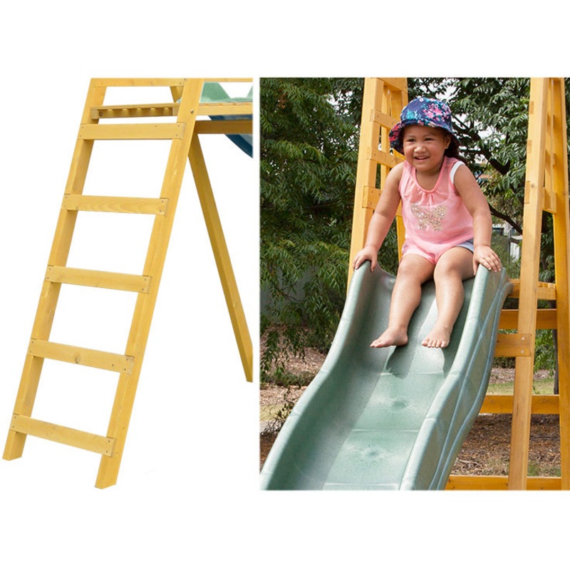 Timber Jumbo Climb & Slide Playground in Yellow 3m | Buy Outdoor Play ...