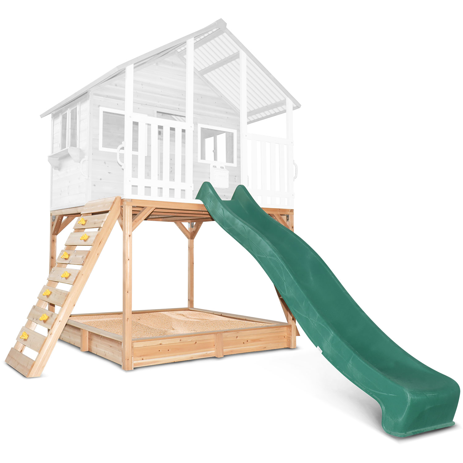 Buy Lifespan Kids Elevation Kit and Green Slide to suit Winchester Cubby House Only - MyDeal ...