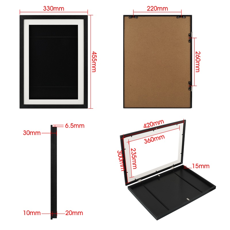 Buy ACA A3 Kids Art Photo Frame Children Drawings Project Wooden ...