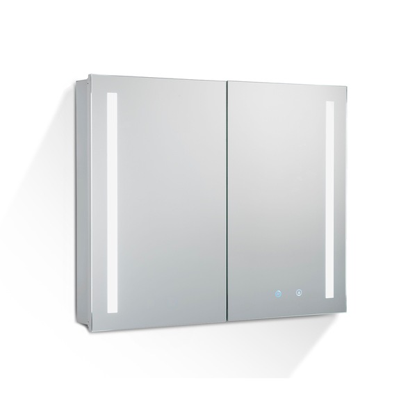 Buy Pencil Edge LED Mirror Shaving Cabinet with Mirror Touch Sensor ...