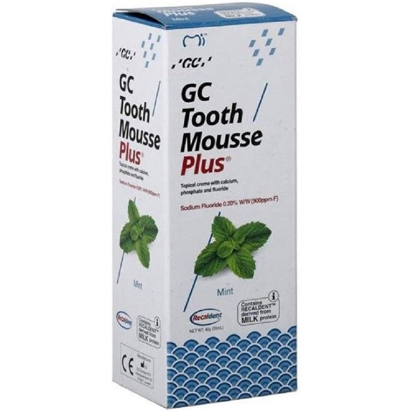 Buy GC Tooth Mousse Plus Mint 40g Tube - 1 Tube - Recaldent Topical ...