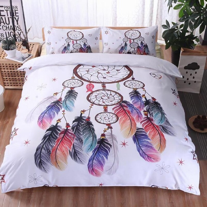 Botanical Floral Quilt Cover 3pcs Cottage Flower Doona Cover Set ...