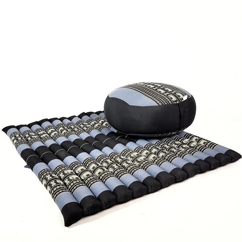 [MANGO TREES] Zafu Meditation Cushion Set Foldable Floor Seating Mat ...