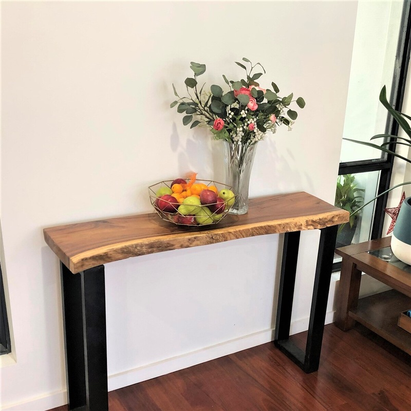 Buy [MANGO TREES] "Bungalow" Console Table Hall Table Live Edge ...