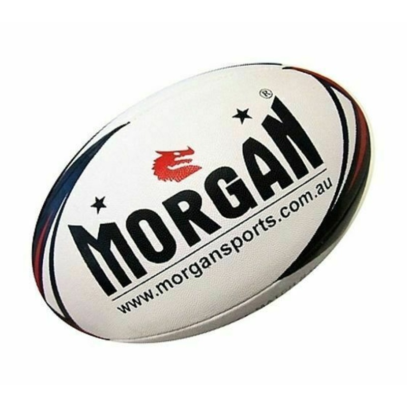 Buy New MORGAN Match 4-Ply Rugby League Ball - MyDeal