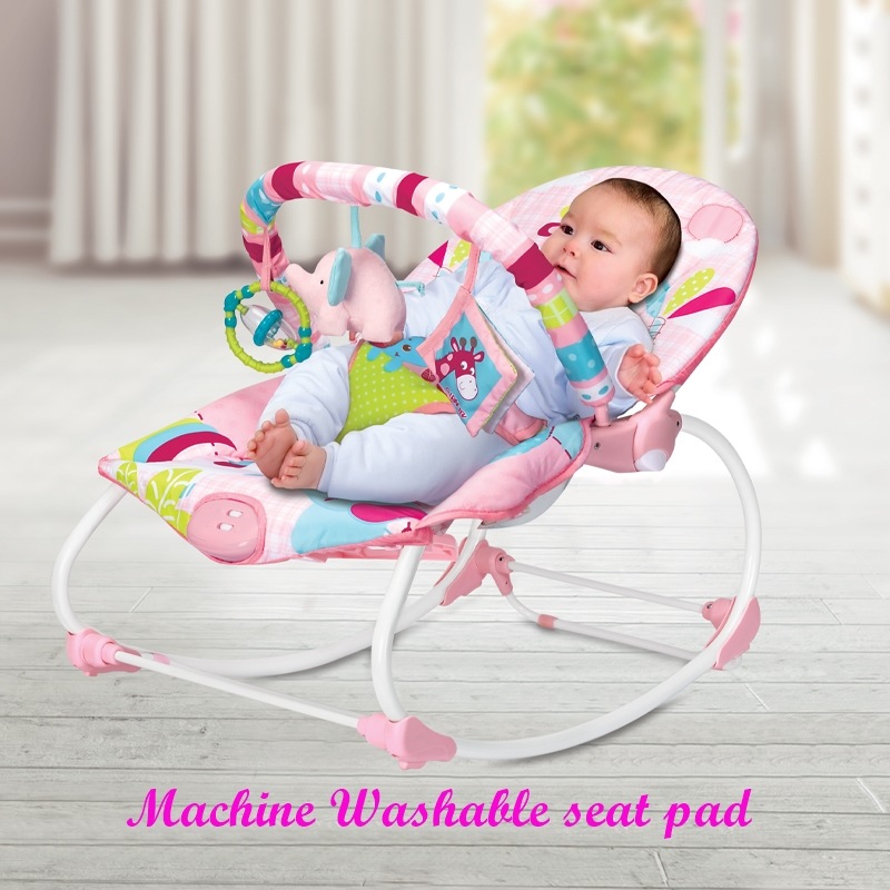 Buy Mastela Rocker Bouncer Pink Newborn Toddler Music Sleeping Baby ...