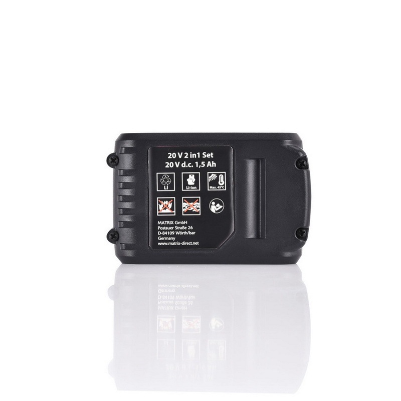 Buy Matrix 20V Cordless Work Light Flashlight Torch Battery Charger Set ...