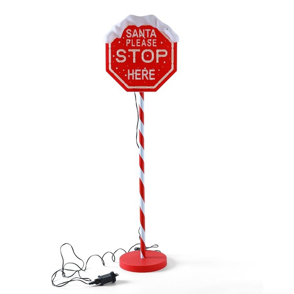 Buy Stockholm 70CM Christmas Lights Path Lights Santa Stop Sign ...