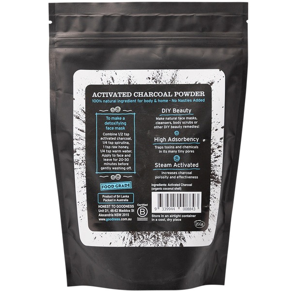 Buy Honest to Goodness Activated Charcoal Powder - MyDeal Australia