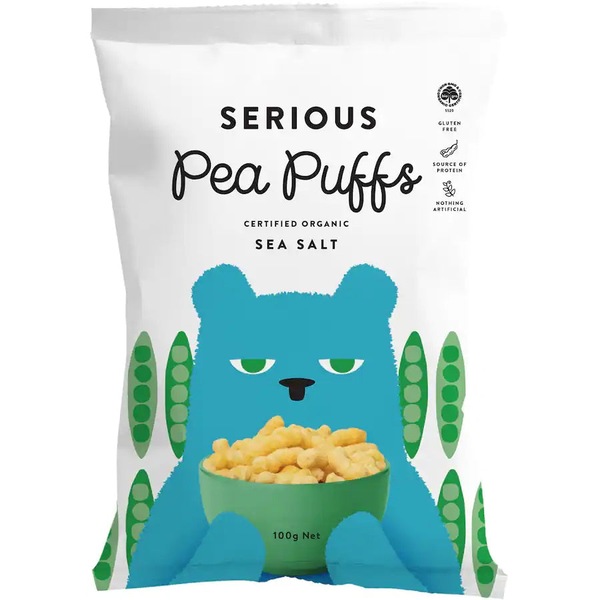 Buy Serious Food Co Pea Puffs - MyDeal Australia