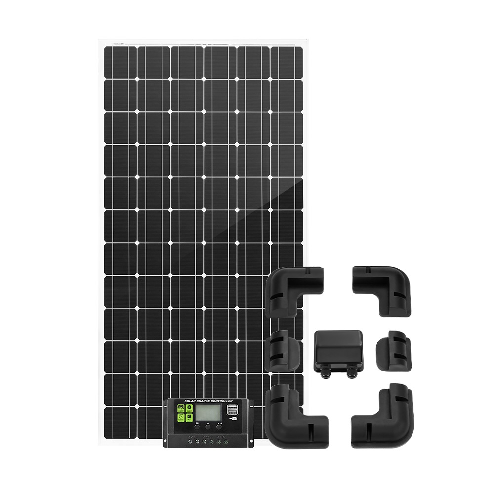Buy Atem Power 250W 12V Solar Panel Kit Mono Fixed + Solar Mounting ...