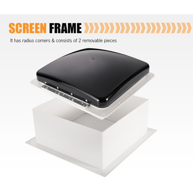 Buy SAN HIMA Caravan Roof Vent Hatch Pop up Fan Vents 12V RV 3 Speed ...