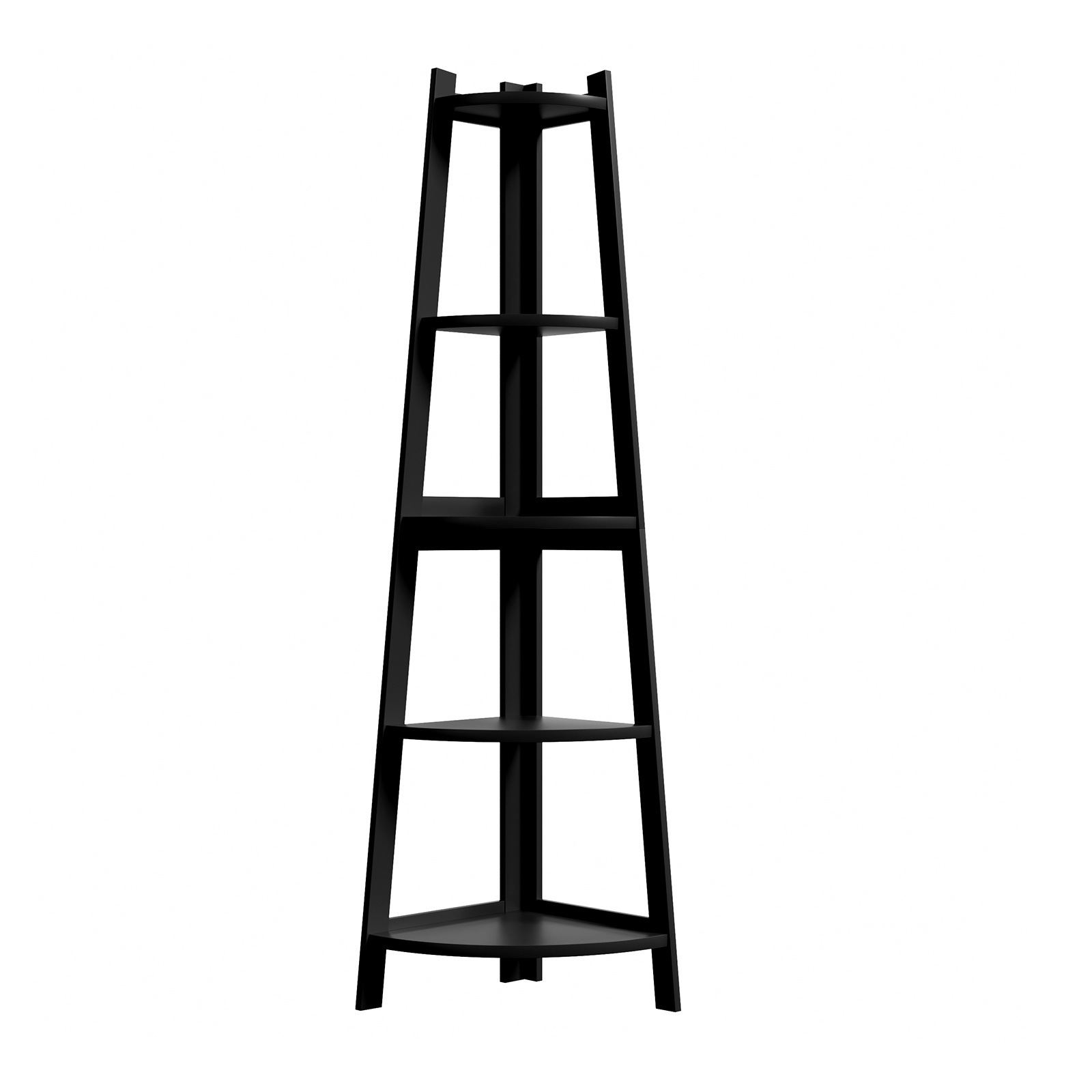 Buy Oikiture Corner Ladder Shelving Unit 5/6 Tier Storage Display Stand ...