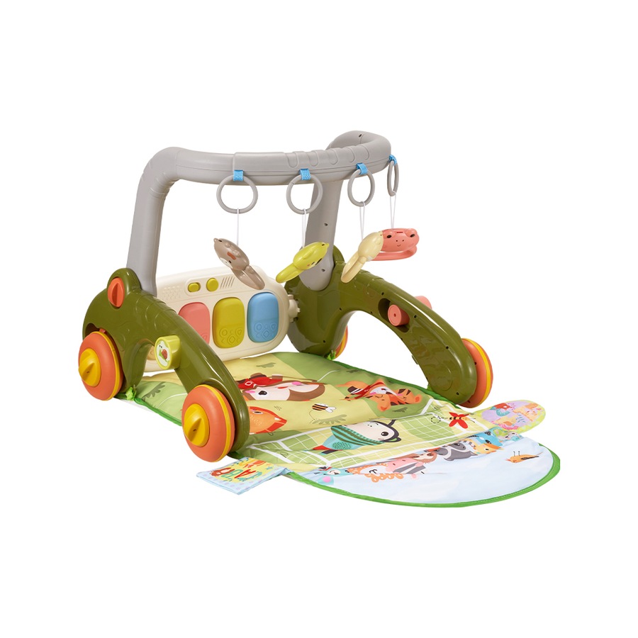 Buy PlayPals Deluxe 7-in-1 Baby Play Mat Gym w/ Kick & Play Piano ...
