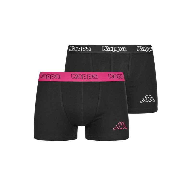 Buy 2 X Kappa Trunks Mens Black Boxers Underwear Trunk Boxer Shorts ...