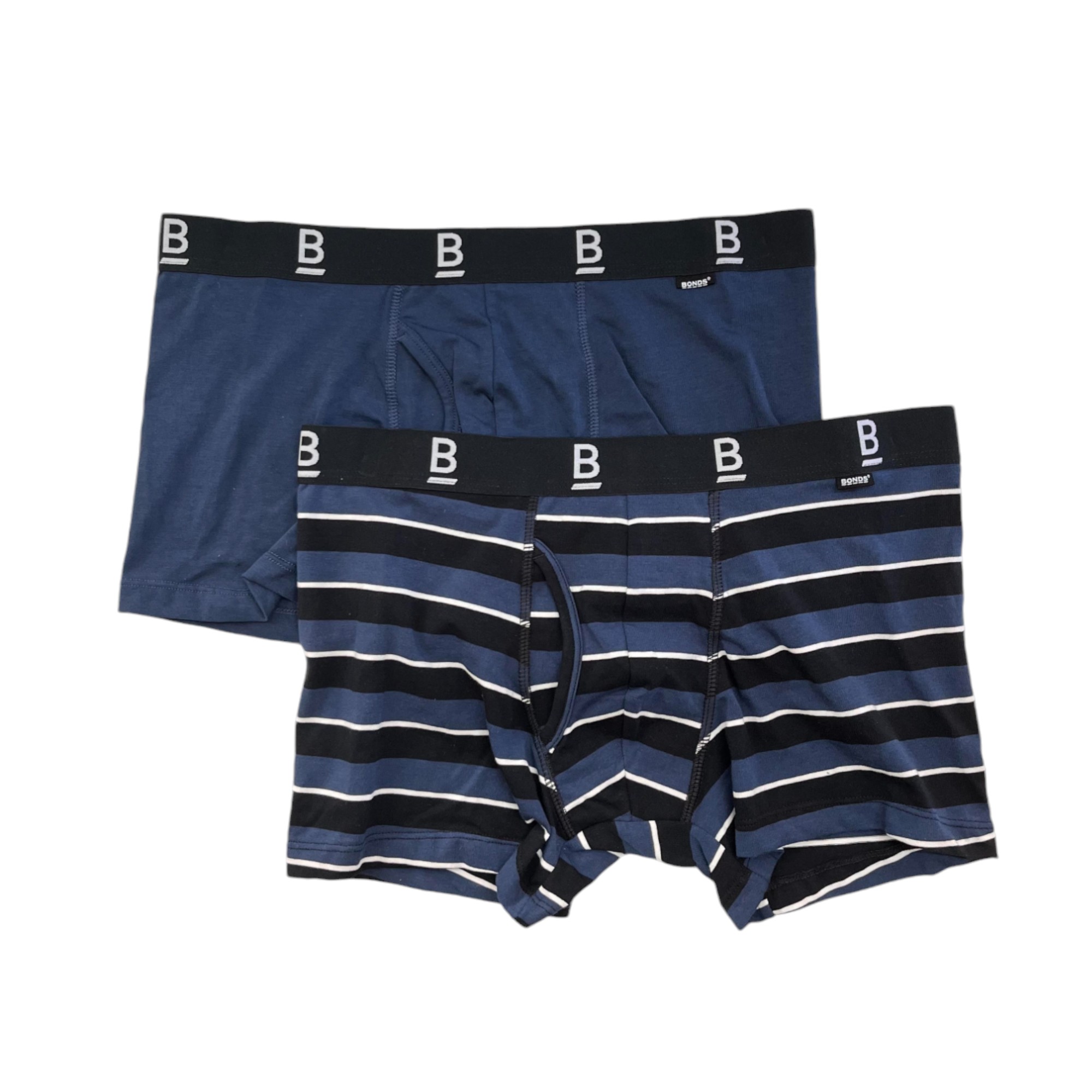 Buy 20 X Mens Bonds Everyday Super Comfy Trunks B For Bonds Navy/ Black ...