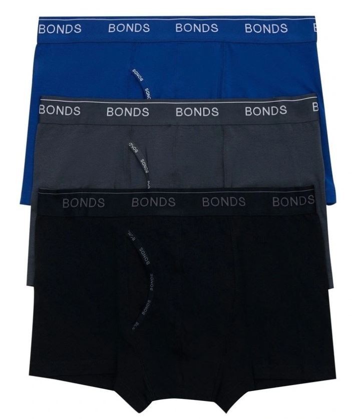 Buy 6 X Bonds Mens Guyfront Luxe Trunks Underwear - 11K - MyDeal Australia