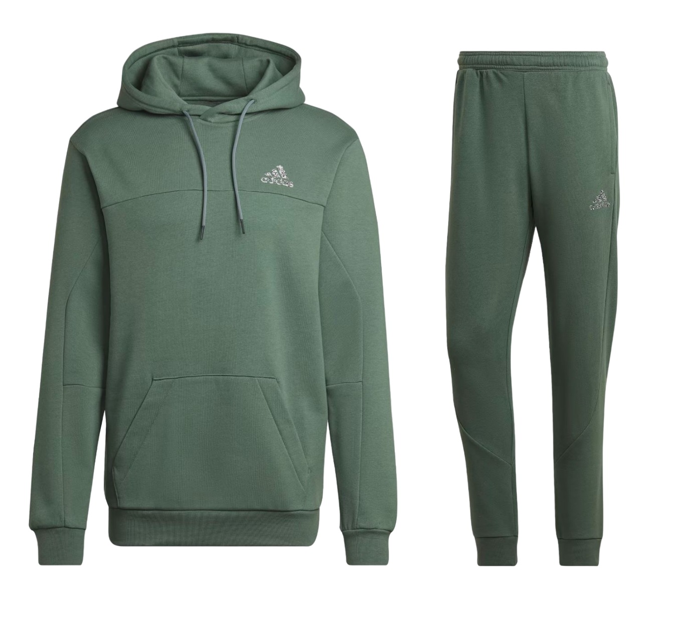 Buy Adidas Mens Hoodie And Trackies Stadium Badge Of Sport Green ...