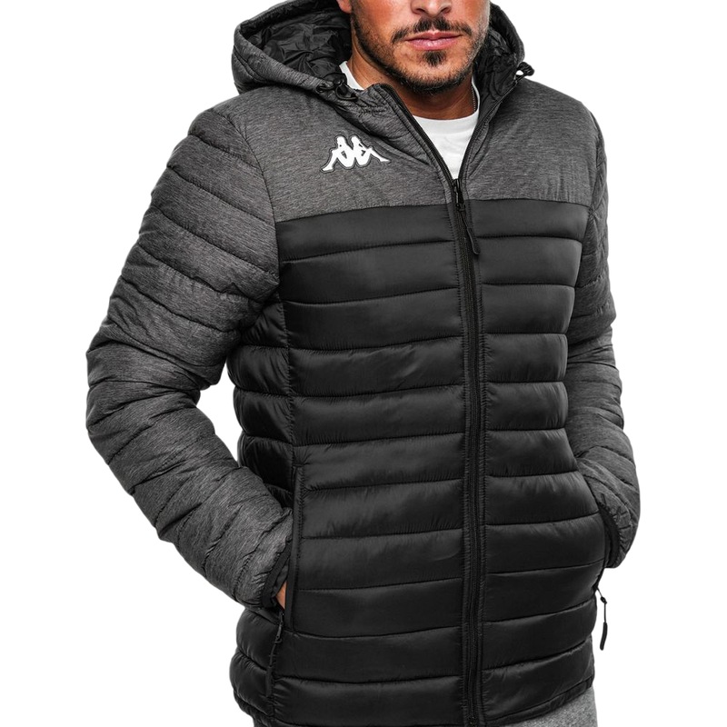 Buy Kappa Mens Training Lamezio Black/ Grey Peformance Jacket - MyDeal