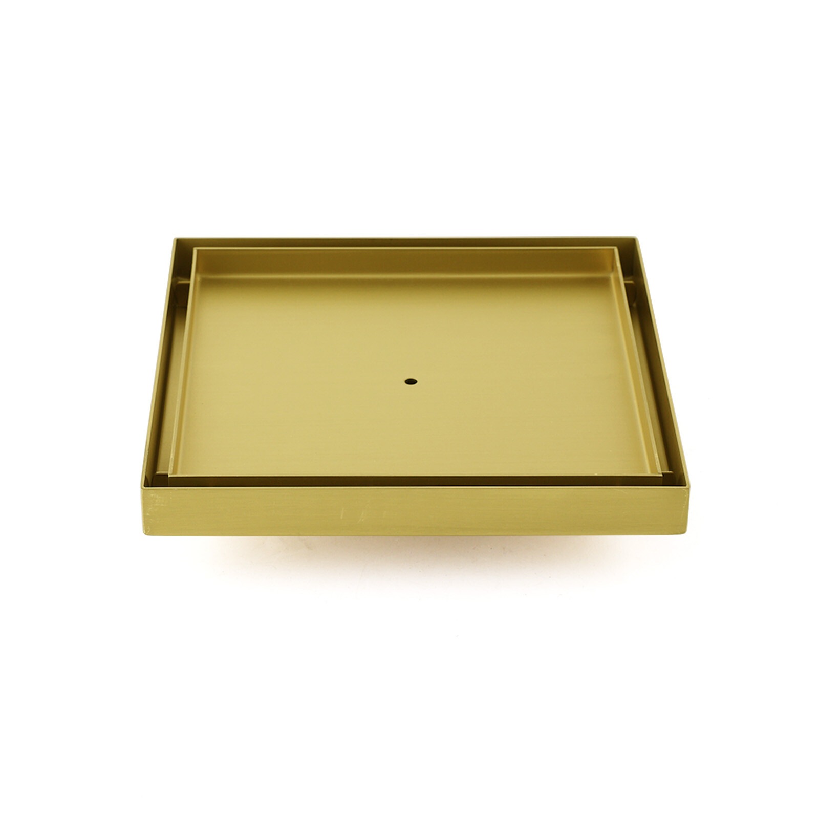 Buy Brushed Gold Large 200mm Tile Insert Floor Drain Shower Grate 50mm ...