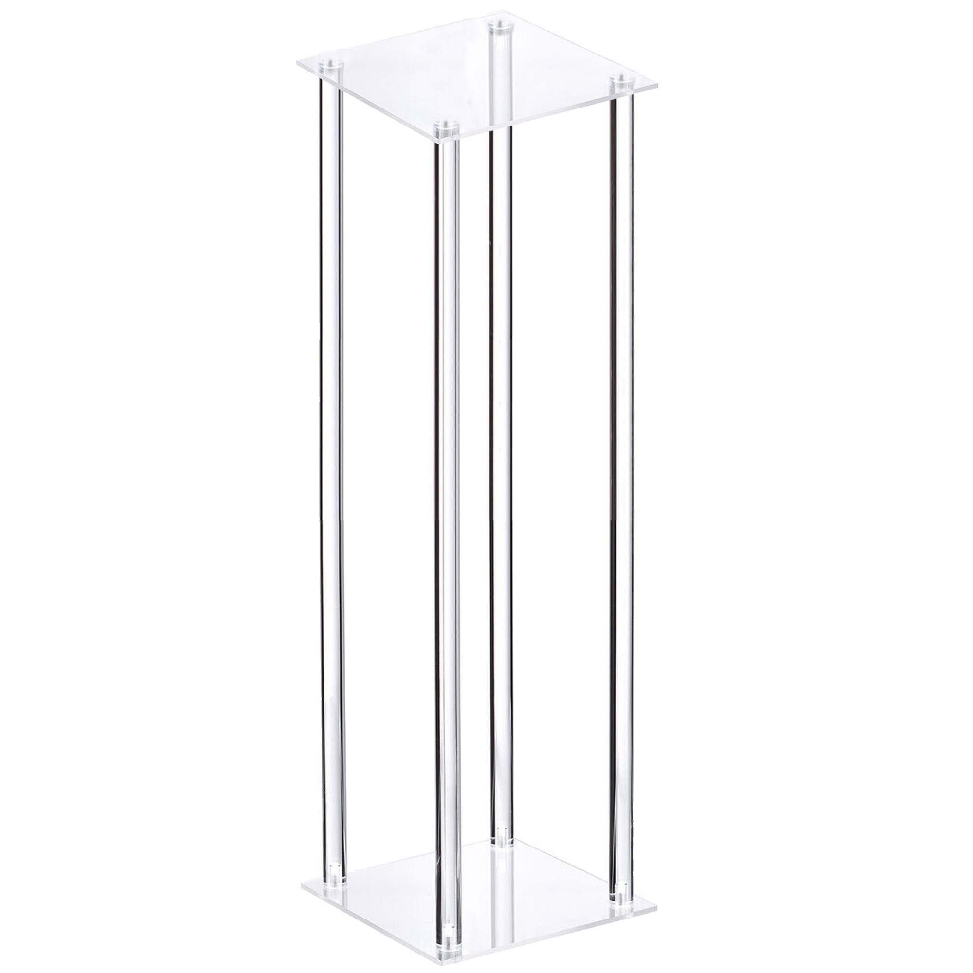 Buy 1m Acrylic Flower Stand Vase Column Wedding Centerpiece 100cm Tall ...