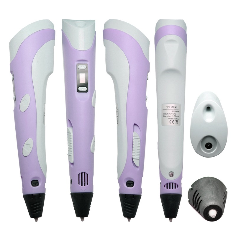 Buy 3D Printer Pen Modelling Temperature Control Craft Abs Printer ...