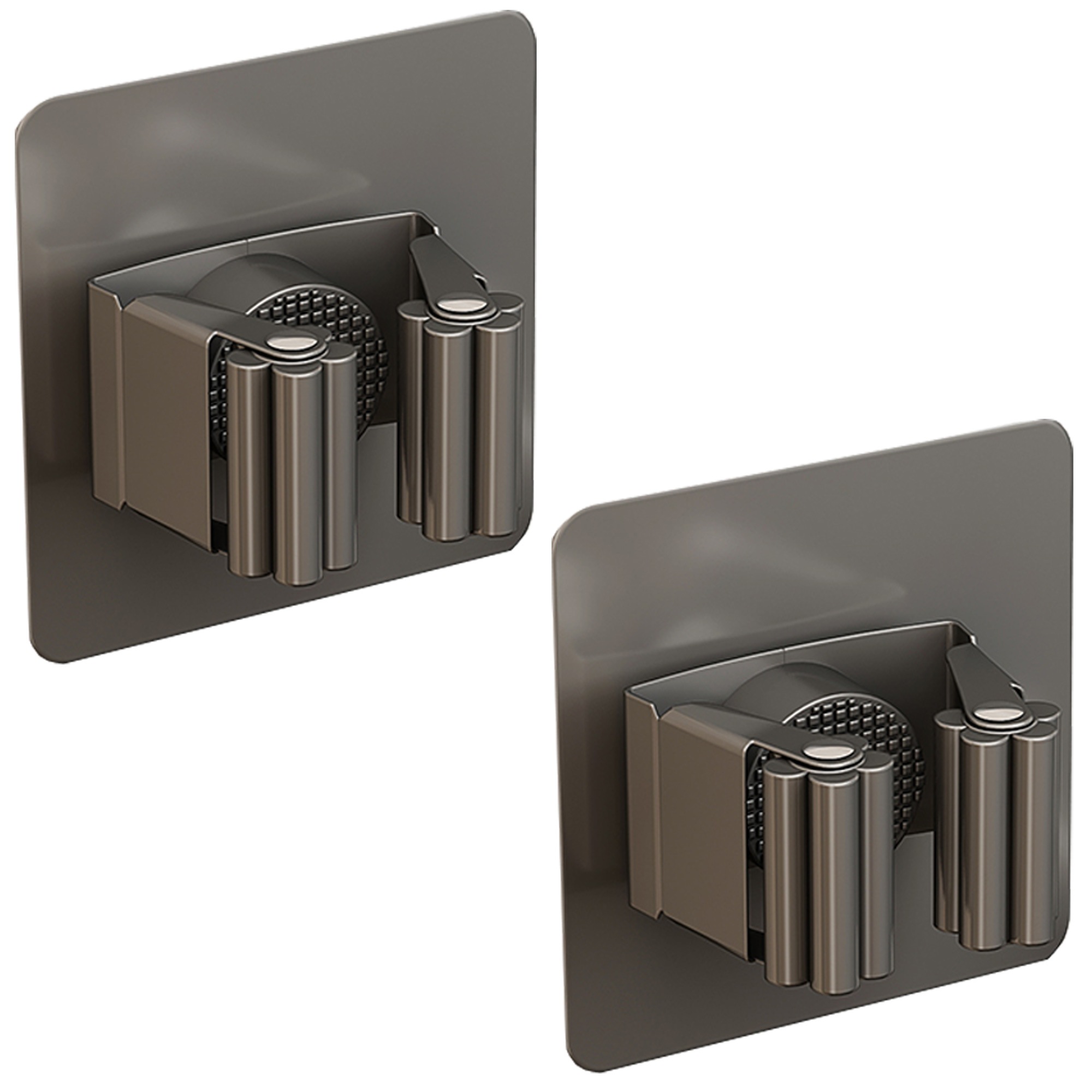 Buy Stainless Steel Mop Clip Holder Broom Brush Hanger Wall Mount ...