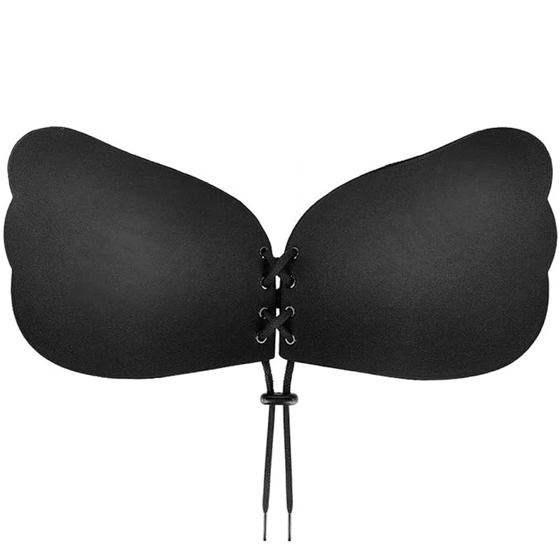 Buy Strapless Bra Push Up Backless Adjustable Silicone Adhesive Stick ...
