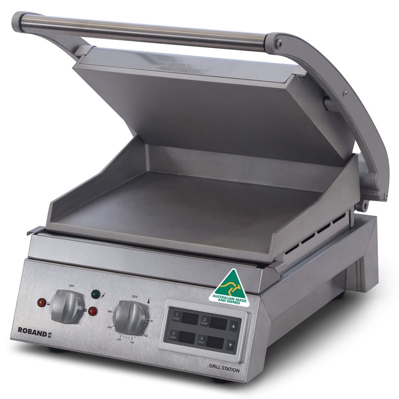 Buy Roband 6 Slice Smooth Plate 2200W Grill Station with Electronic ...