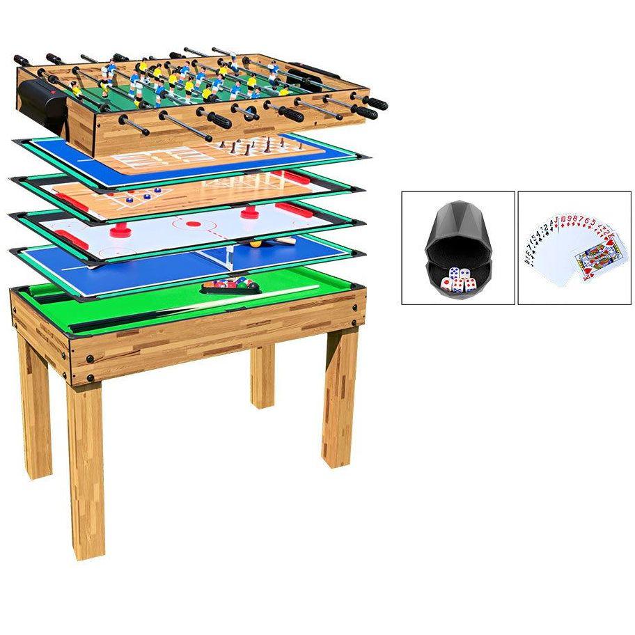 Buy All 4 Kids Brandon 10 in 1 4FT Activity Entertainment Play Foosball ...