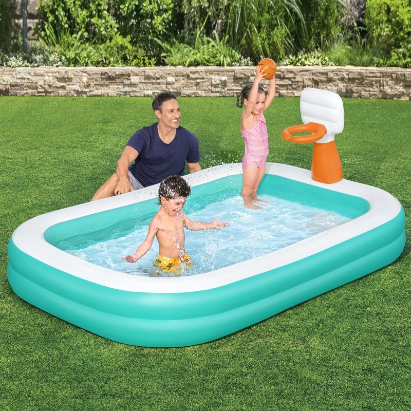 Buy 251x168cm Bestway Kids Pool Inflatable Above Ground Play Pools ...