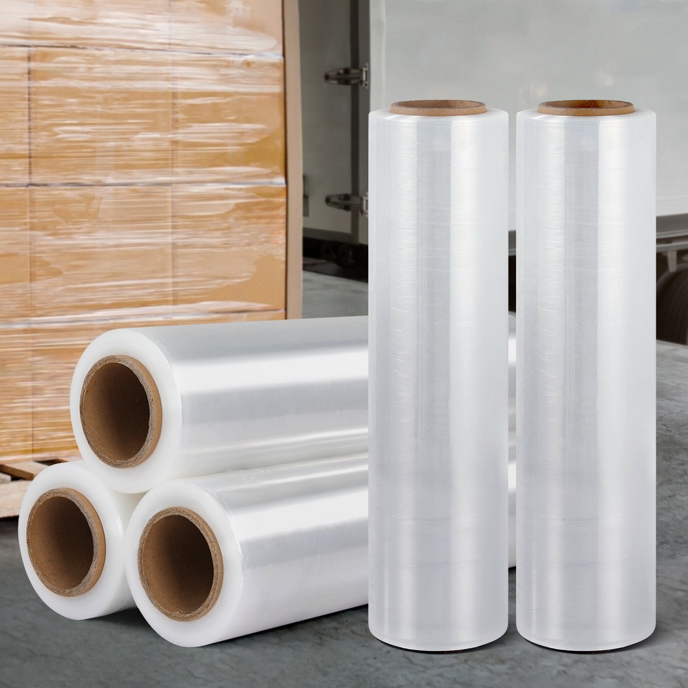 Buy 500mm x 400m Stretch Film Pallet Shrink Wrap 5 Rolls Package Use ...