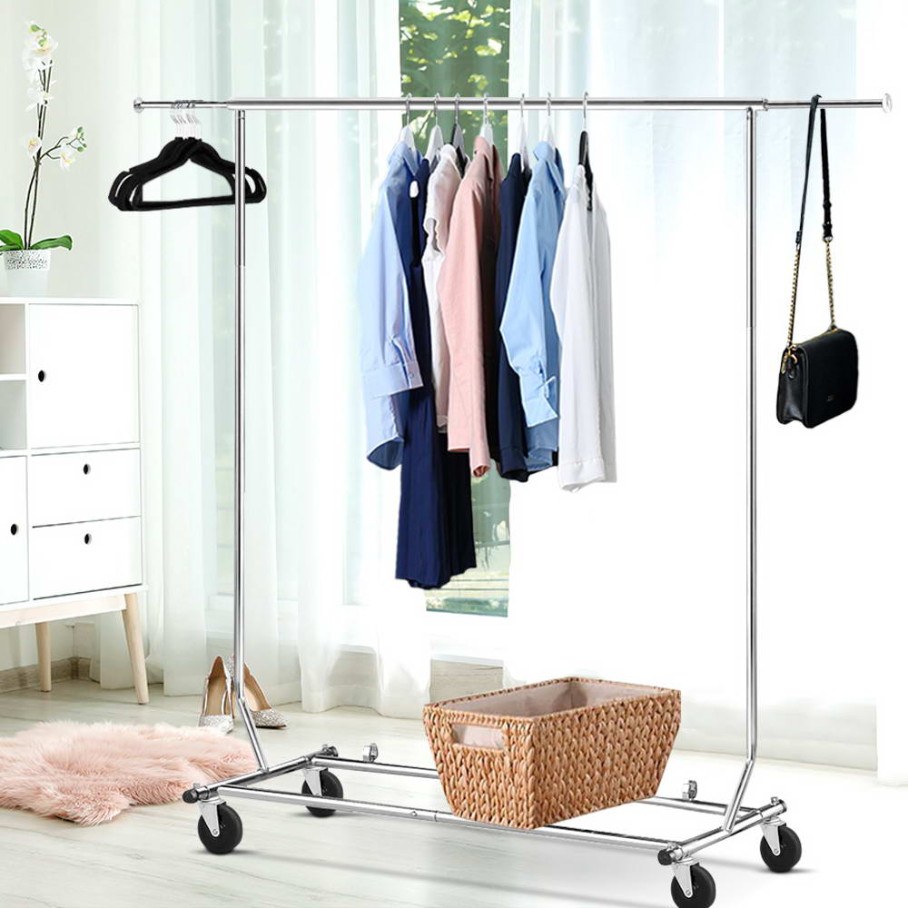 Artiss Clothes Coat Rack Stand Portable Garment Hanging Rail Airer artiss-clothes-coat-rack-stand-portable-garment-hanging-rail-airer