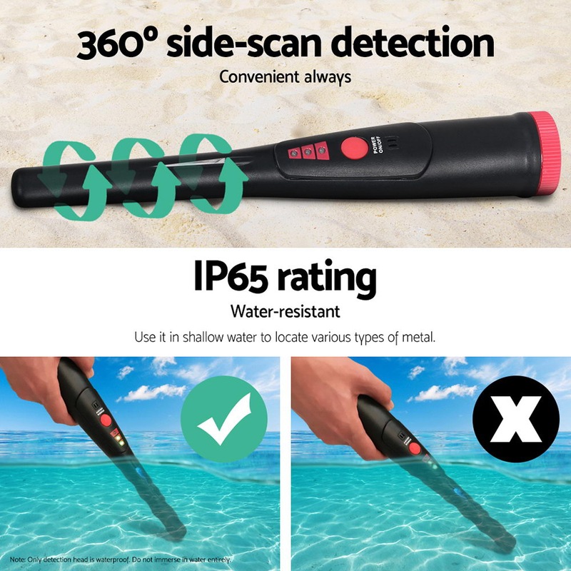 Buy Portable Metal Detector Handheld Waterproof Pinpointer Accurate ...
