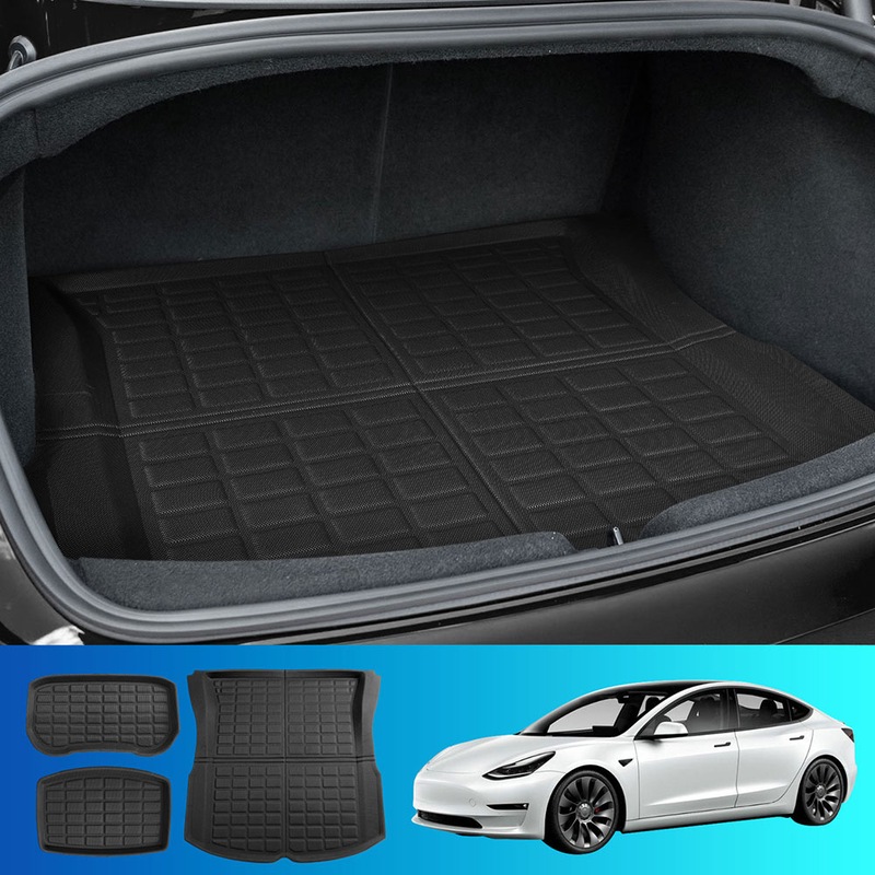 Buy NEW Tesla Model 3 Highland 2024 Boot Liner Rear Frunk Cargo Trunk ...