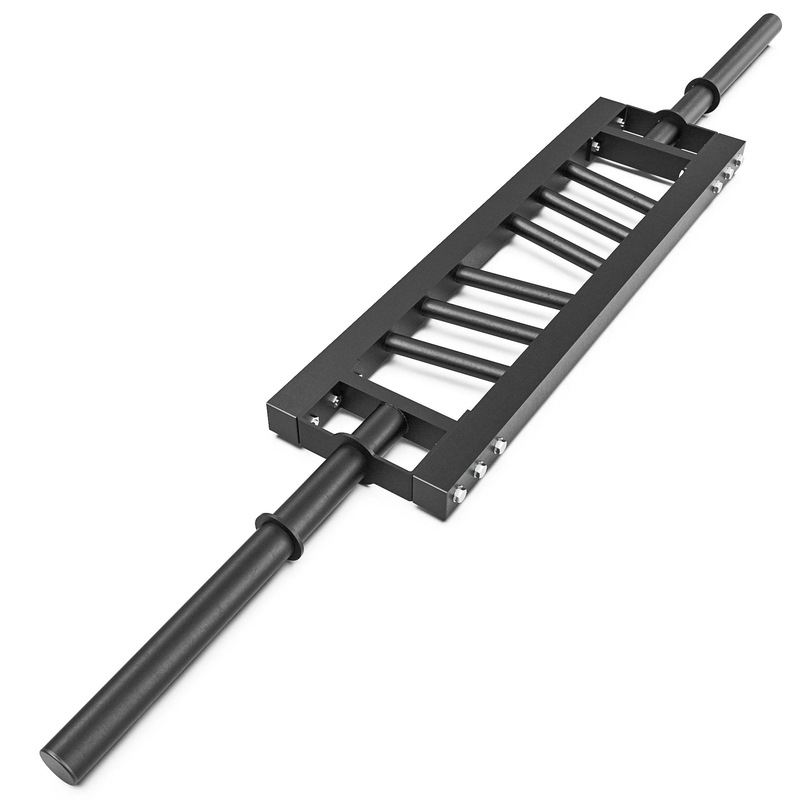 Solid Multi Grip Olympic Barbell Swiss Bar 4 Positions Angled Neutral ...