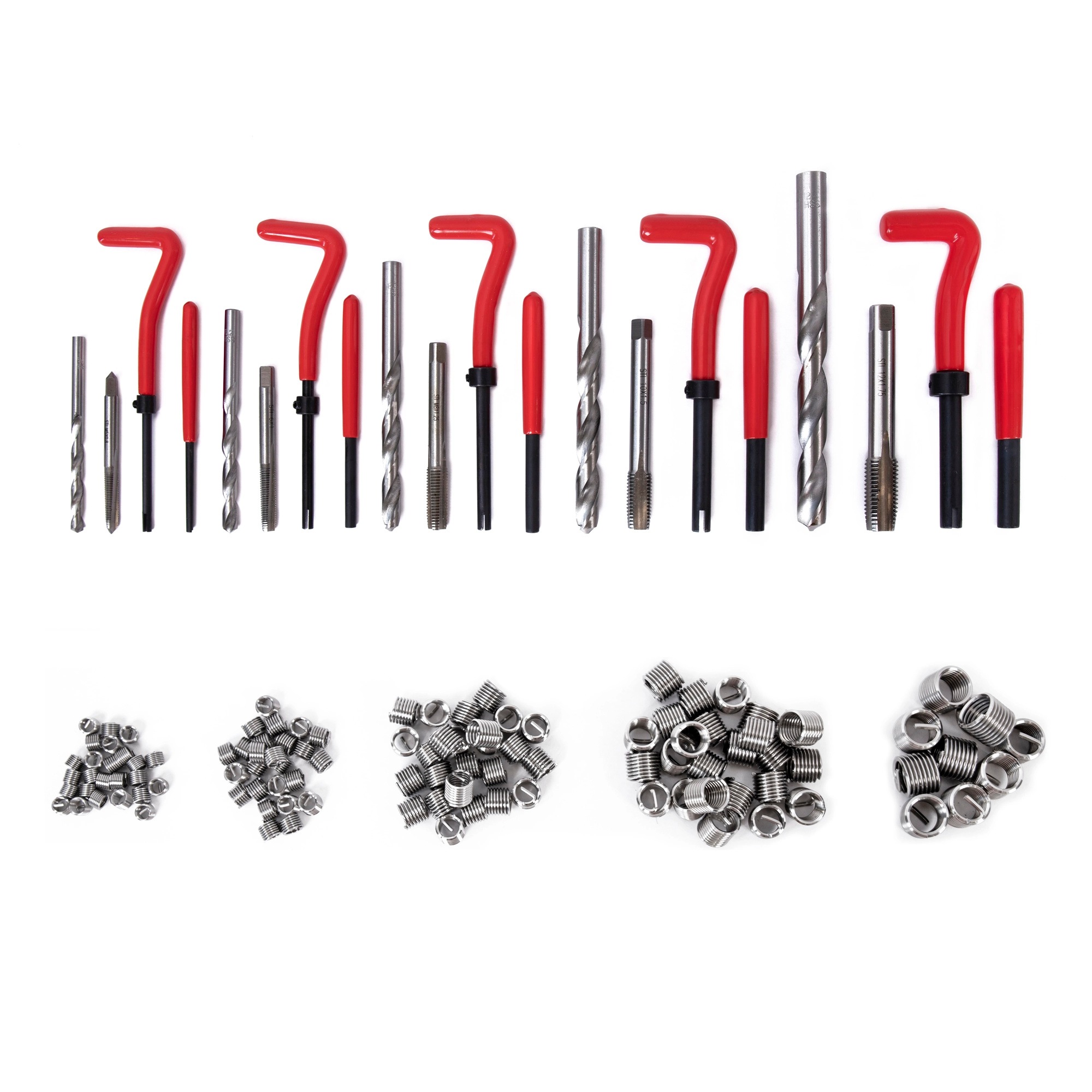 Buy 131pc Helicoil-Type Thread Repair Kit – Metric Insert Tool Set for ...