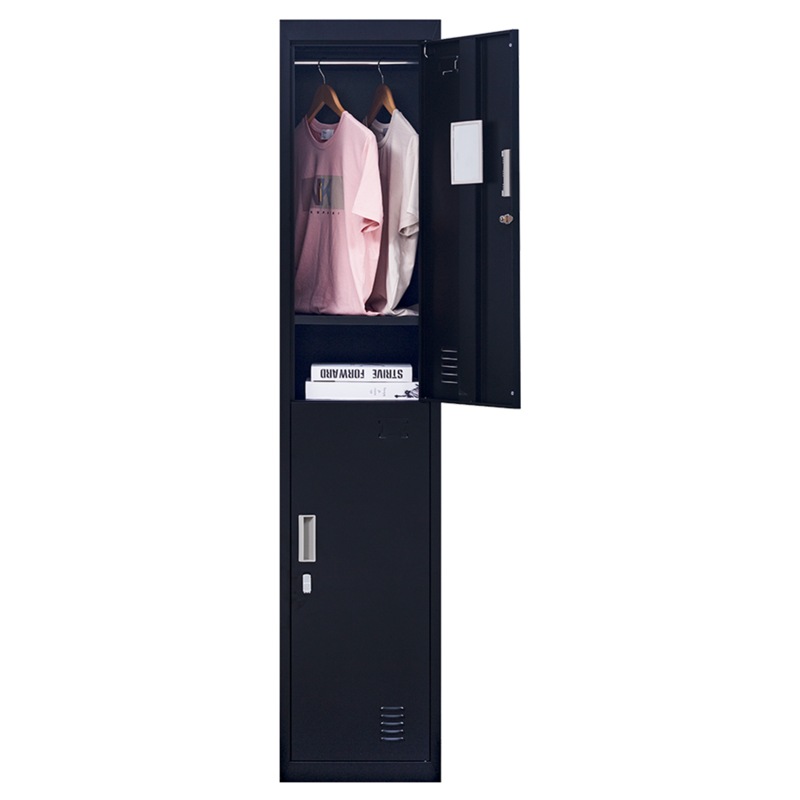 Buy 2-Door Vertical Locker for Office Gym Shed School Home Storage - MyDeal