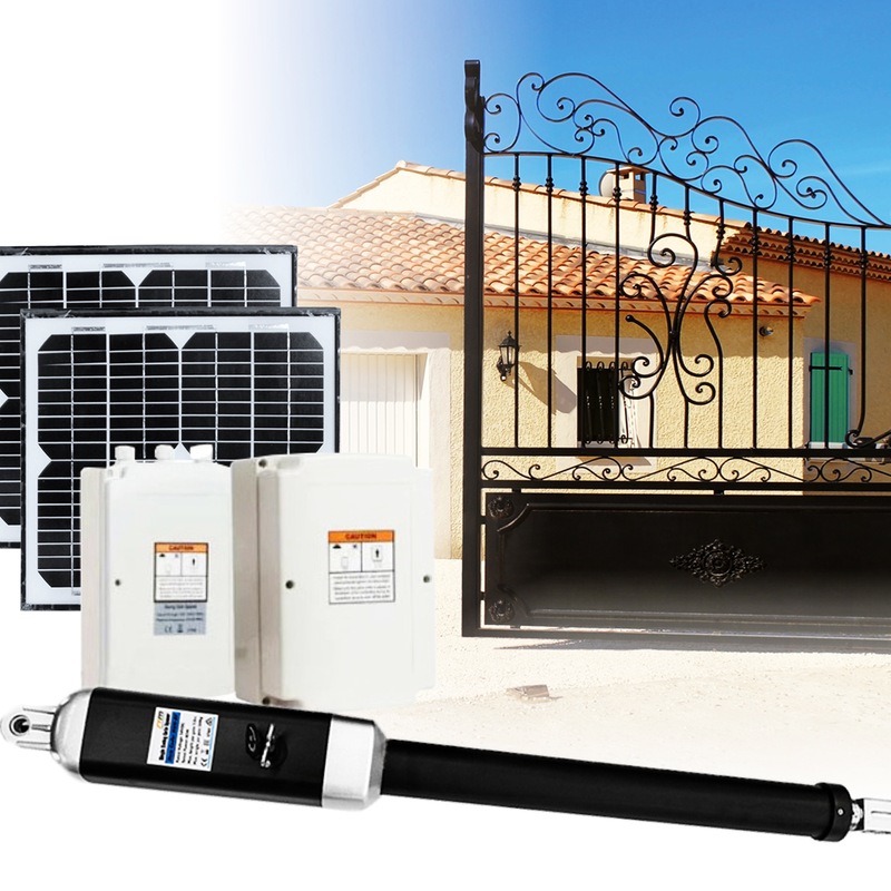 500KG 20W Solar Single Swing Auto Motor Remote Gate Opener - MyDeal