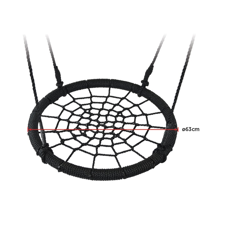 Buy Kids Rope Swing Round Outdoor Birds Crows Nest Spider Web Swing ...