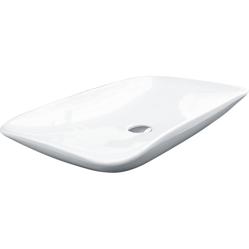 Bathroom Ceramic Rectangular Above Countertop Basin for Vanity - MyDeal