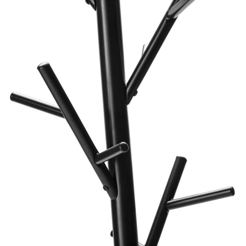 Chloe Contemporary Black Coat Rack or Hat Rack - MyDeal