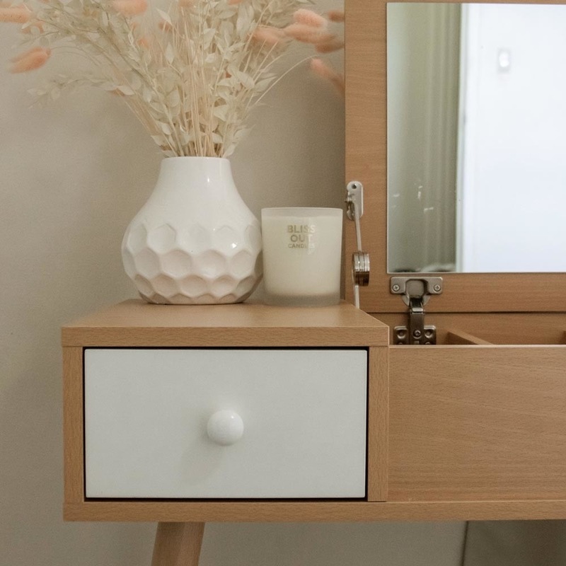 Buy Trondheim Scandinavian Style Dressing Table - MyDeal