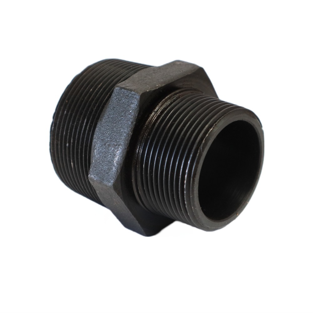 Buy Reducing Hex Nipple Black Steel Pipe Fittings BSP Thread - MyDeal Australia