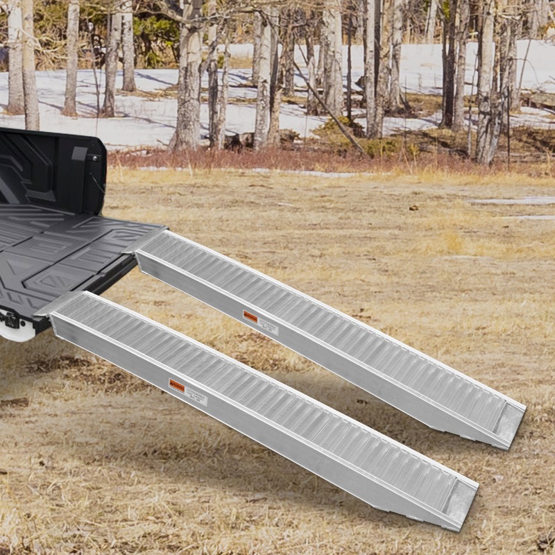 Buy 2.5m Loading Ramps For Motorcycle Motorbike Quad Atv Bobcat Trailer ...